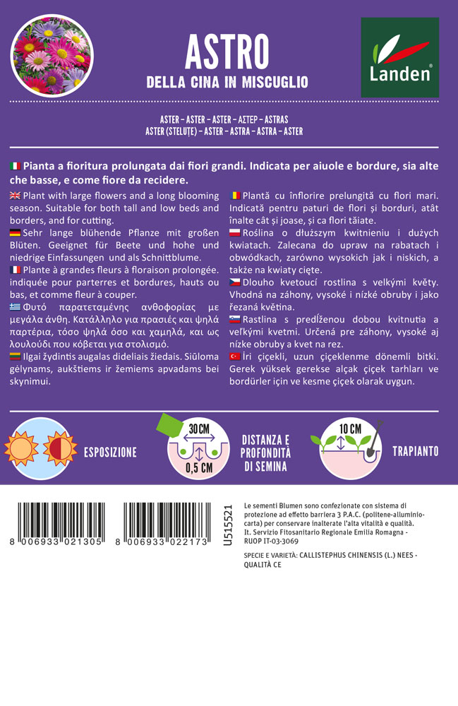 Astro della Cina - Landen