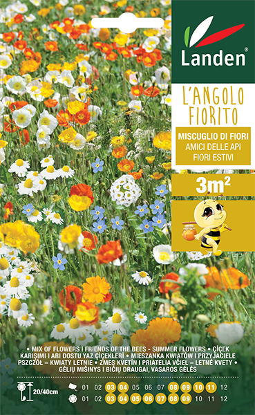 Mix di fiori amici delle api – Nani fioritura estiva - Landen