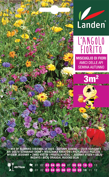 Mix di fiori amici delle api – Alti semina autunnale - Landen